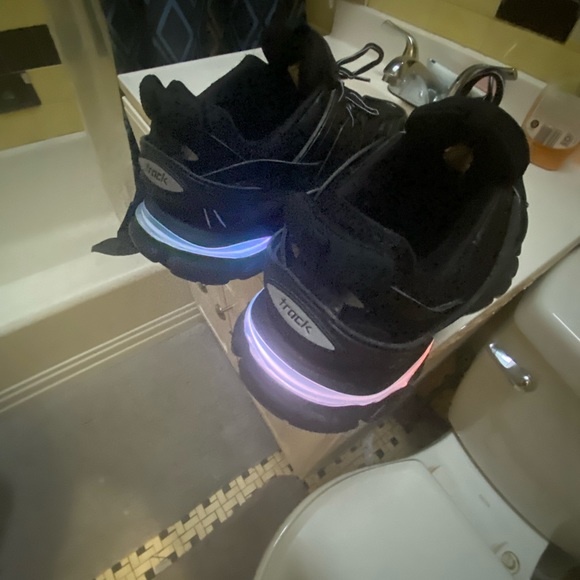 Balenciaga | Shoes | Track Led Sneaker In Black | Poshmark